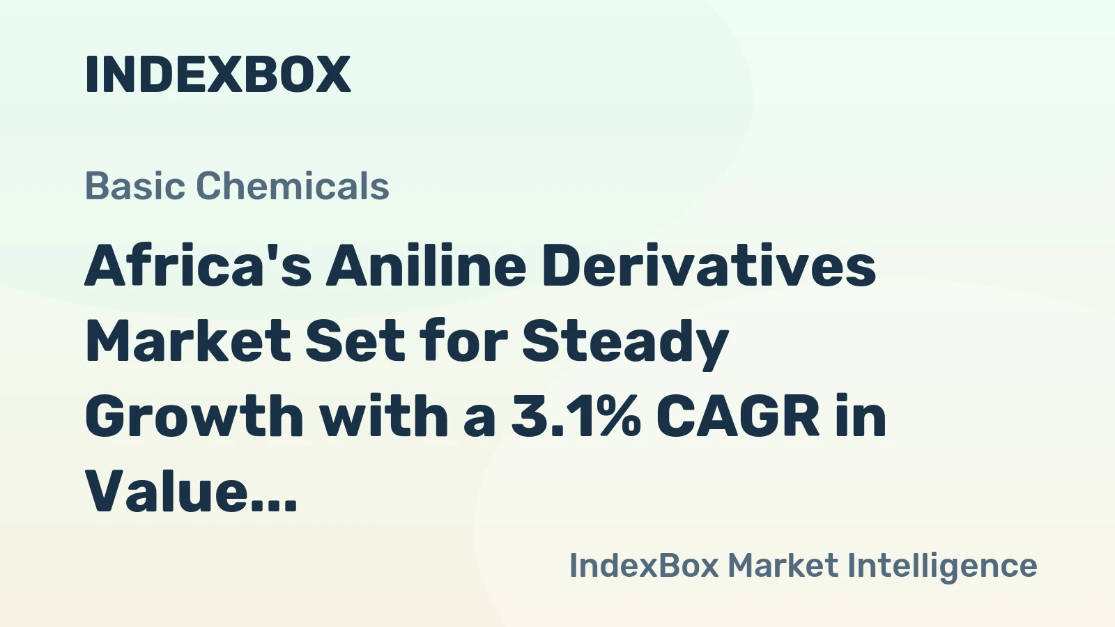 Africa's Aniline Derivatives Market Set for Steady Growth with a 3.1% CAGR in Value