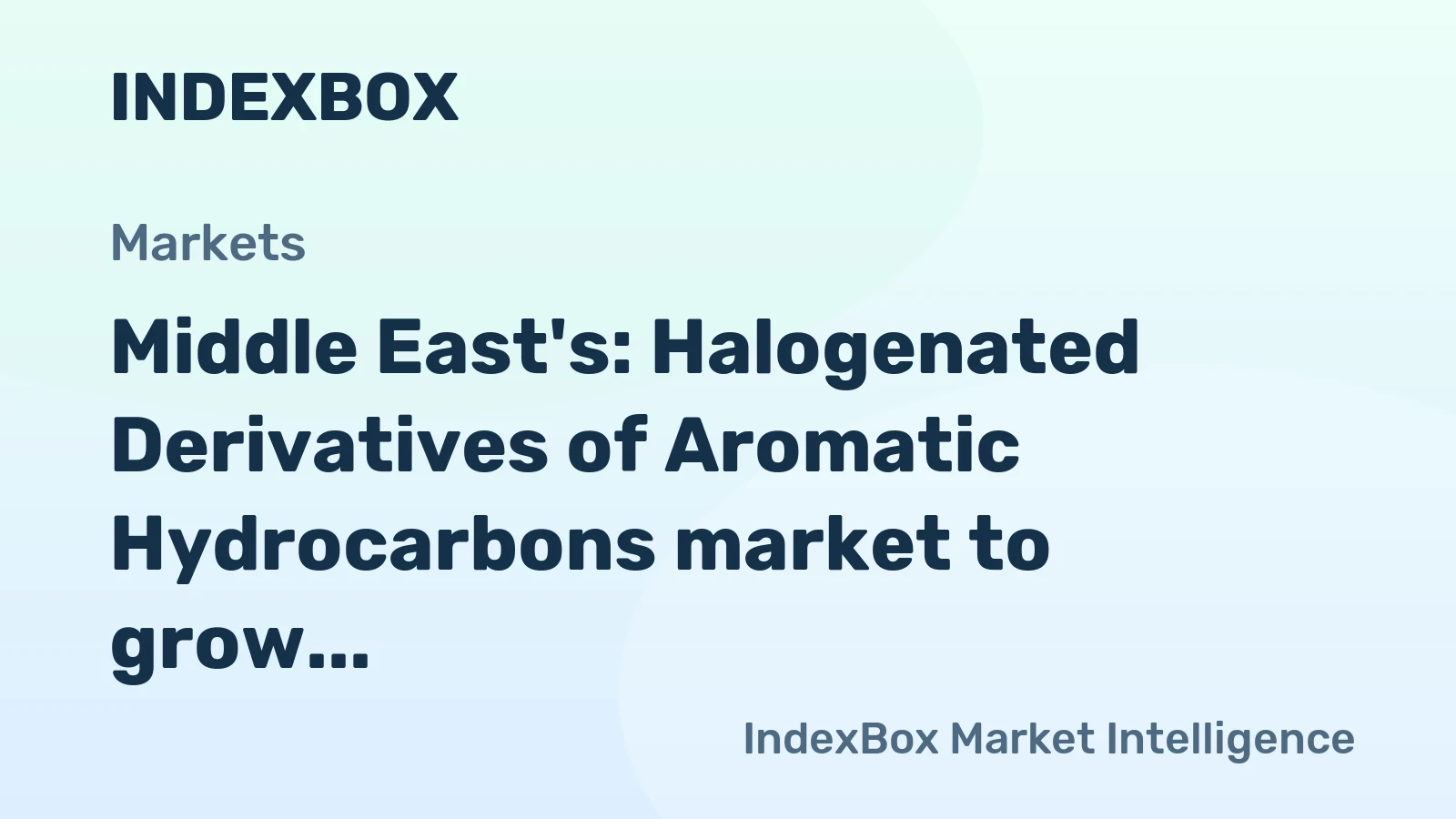 Middle East's: Halogenated Derivatives of Aromatic Hydrocarbons market to grow at a modest CAGR of +0.7%, reaching $221M by 2035.