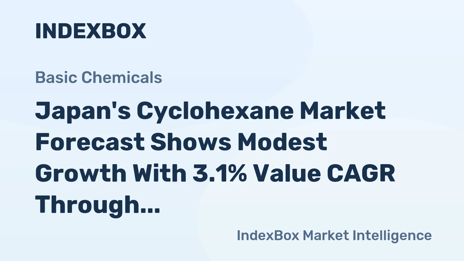 Japan's Cyclohexane Market Forecast Shows Modest Growth With 3.1% Value CAGR Through 2035
