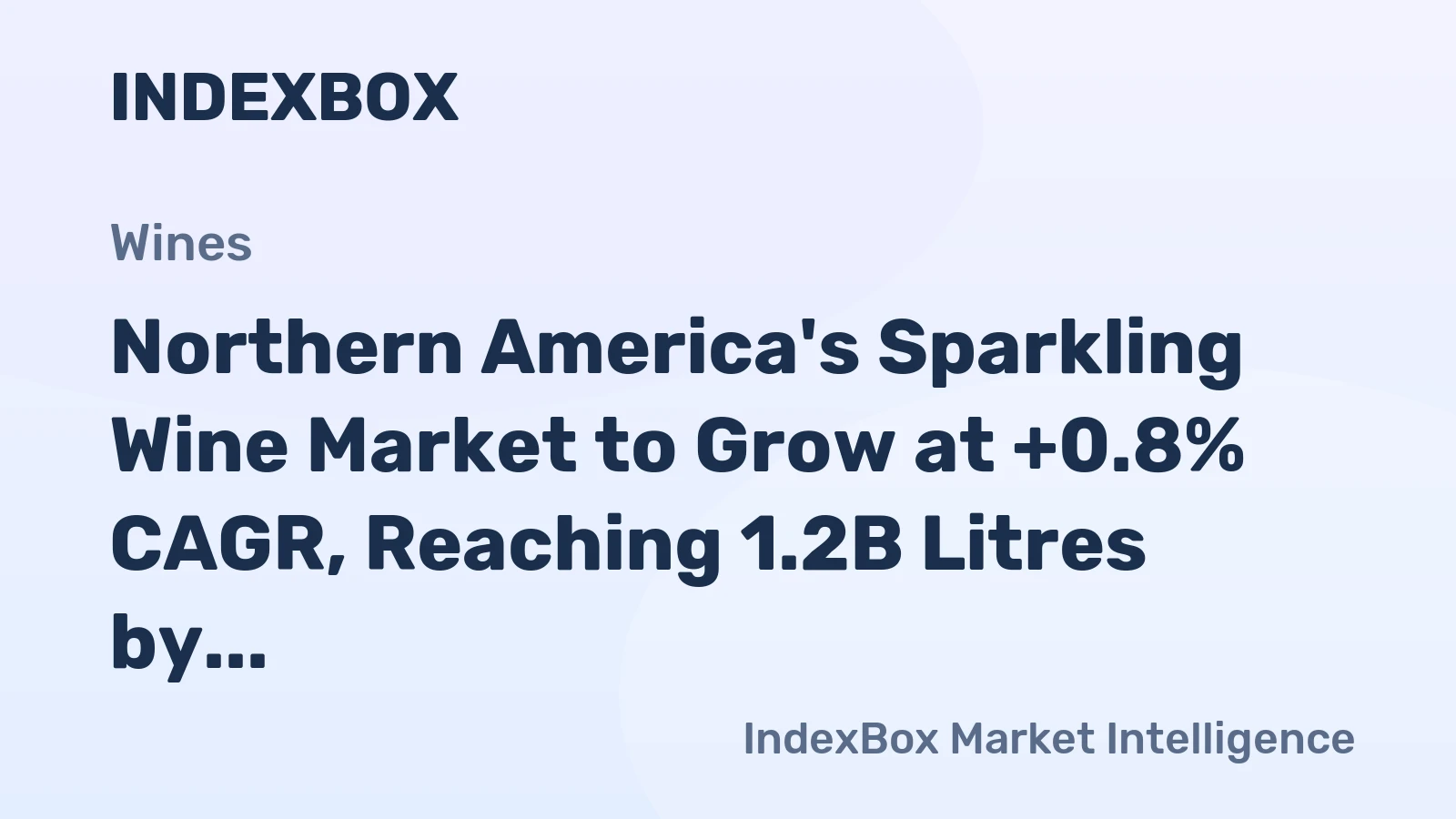 Northern America's Sparkling Wine Market to Grow at +0.8% CAGR, Reaching 1.2B Litres by 2035