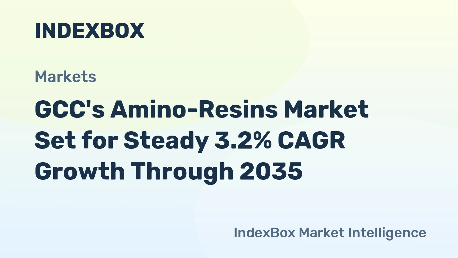 GCC's Amino-Resins Market Set for Steady 3.2% CAGR Growth Through 2035