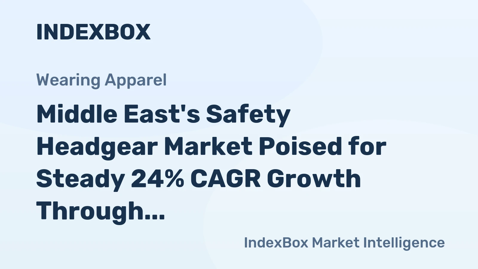 Middle East's Safety Headgear Market Poised for Steady 24% CAGR Growth Through 2035