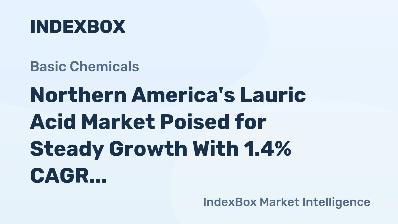 Northern America's Lauric Acid Market Poised for Steady Growth With 1.4% CAGR Through 2035