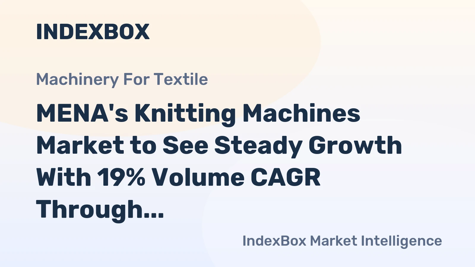 MENA's Knitting Machines Market to See Steady Growth With 19% Volume CAGR Through 2035