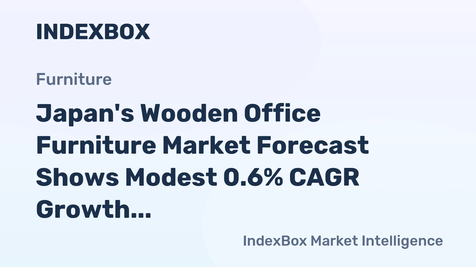 Japan's Wooden Office Furniture Market Forecast Shows Modest 0.6% CAGR Growth Through 2035