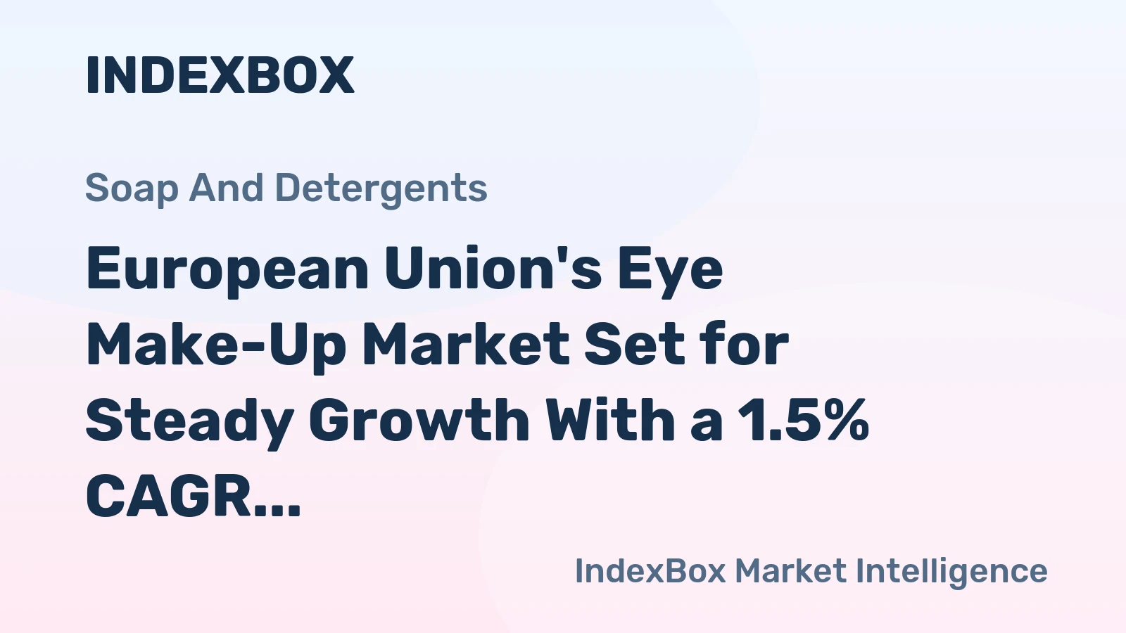 European Union's Eye Make-Up Market Set for Steady Growth With a 1.5% CAGR Through 2035