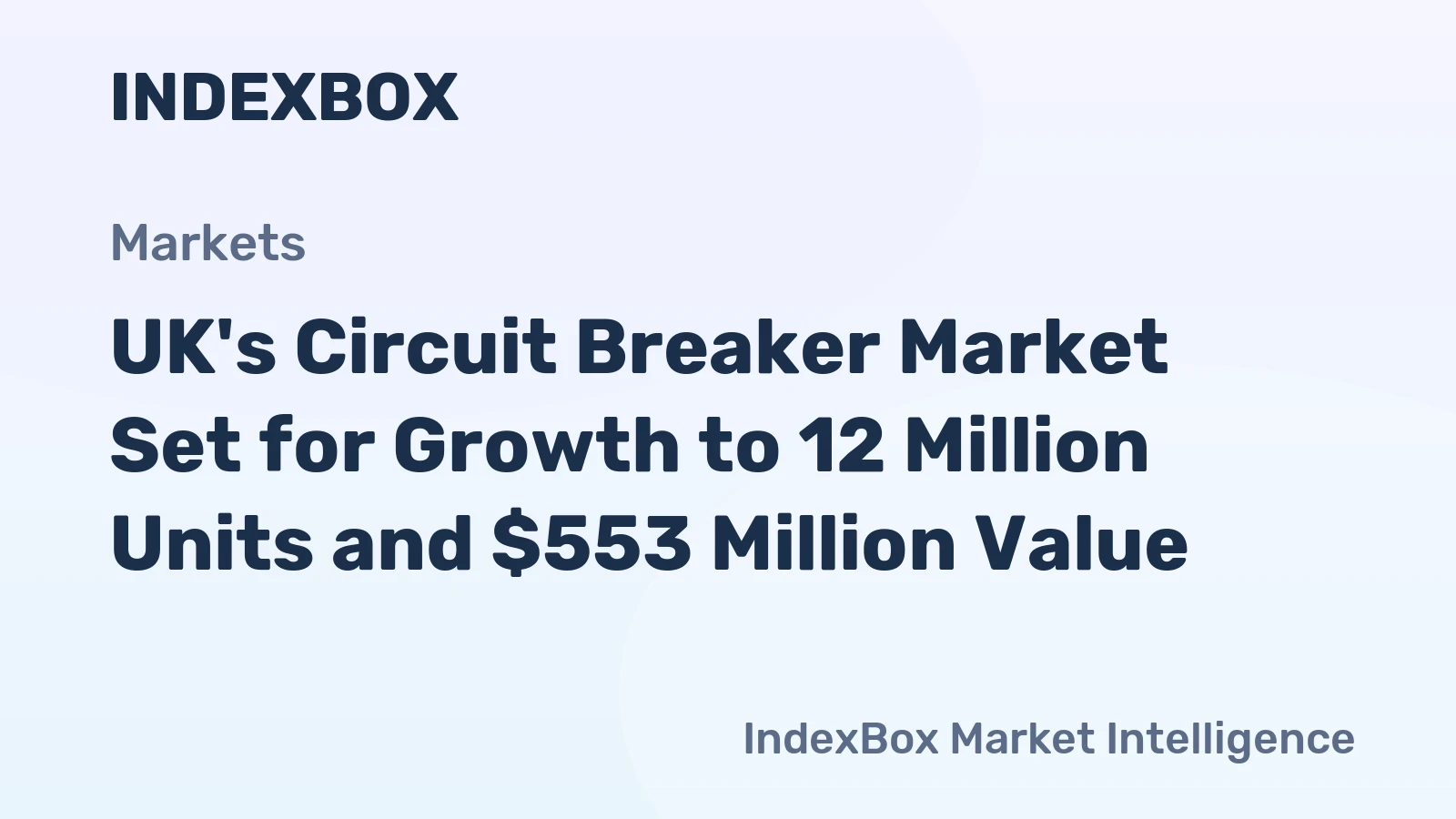 UK's Circuit Breaker Market Set for Growth to 12 Million Units and $553 Million Value