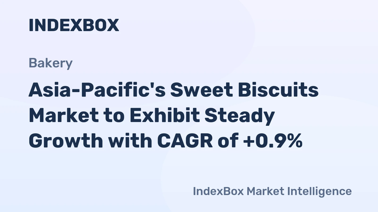 Asia-Pacific's Sweet Biscuits Market to Exhibit Steady Growth with CAGR of +0.9%
