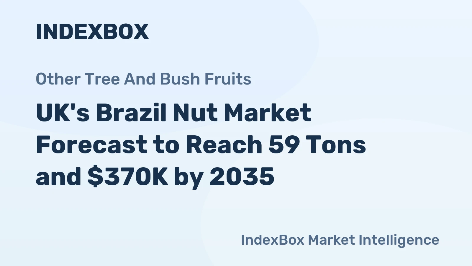 UK's Brazil Nut Market Forecast to Reach 59 Tons and $370K by 2035