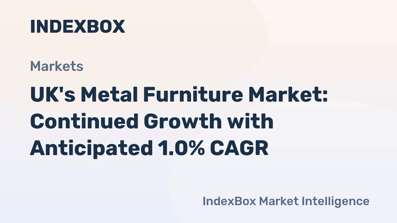 UK's Metal Furniture Market: Continued Growth with Anticipated 1.0% CAGR