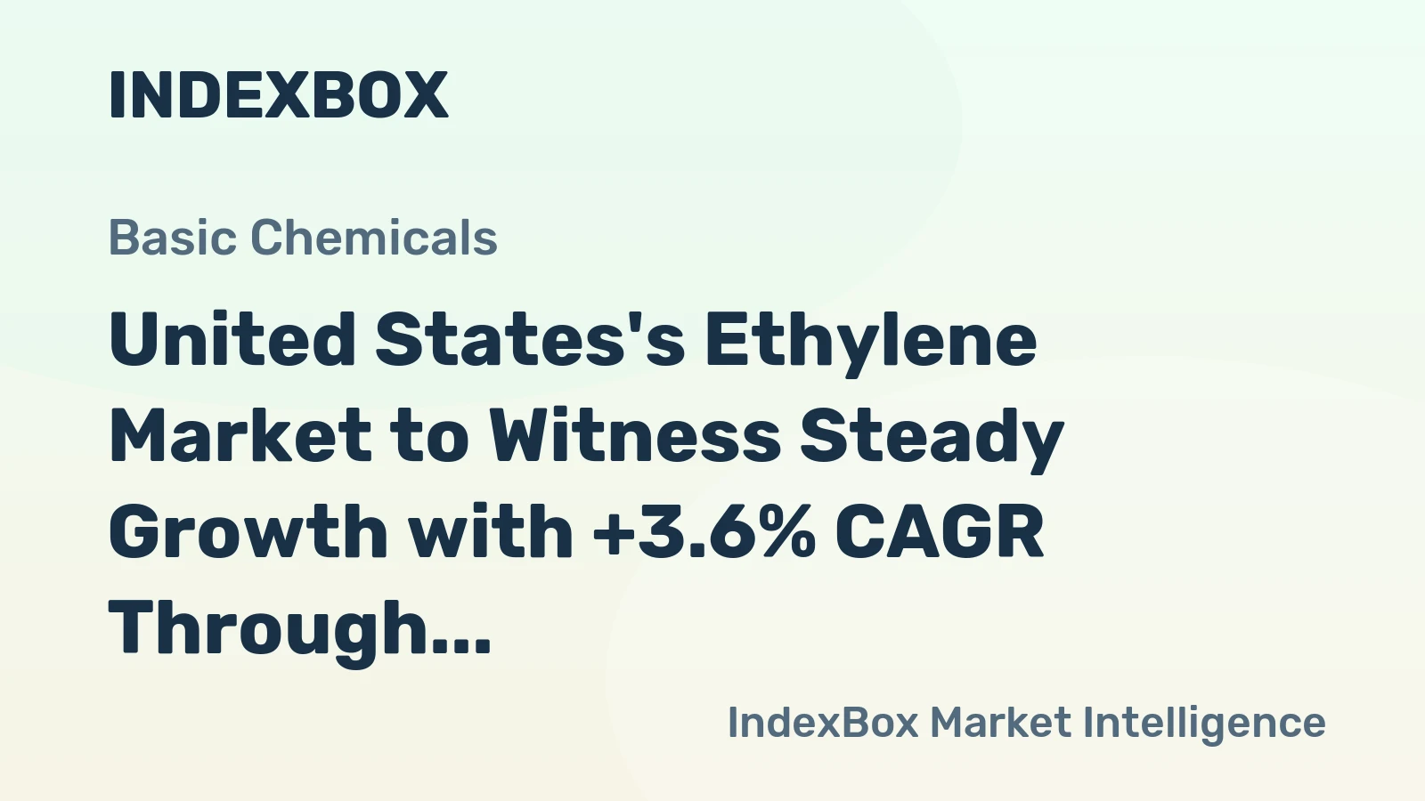 United States's Ethylene Market to Witness Steady Growth with +3.6% CAGR Through 2035
