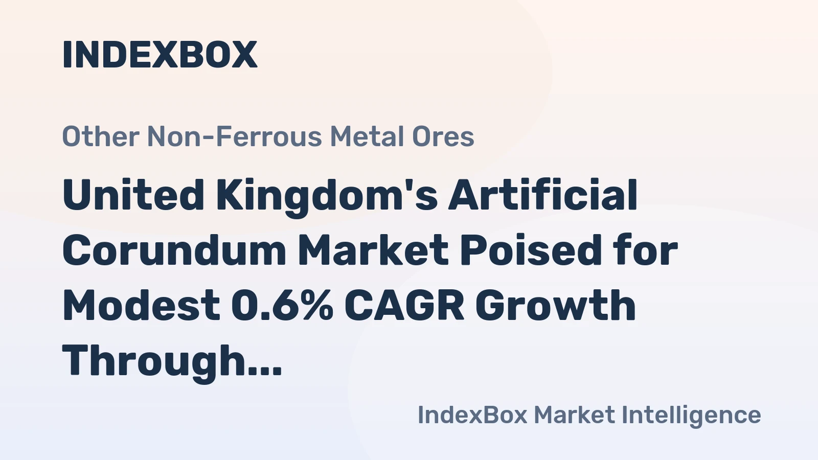 United Kingdom's Artificial Corundum Market Poised for Modest 0.6% CAGR Growth Through 2035