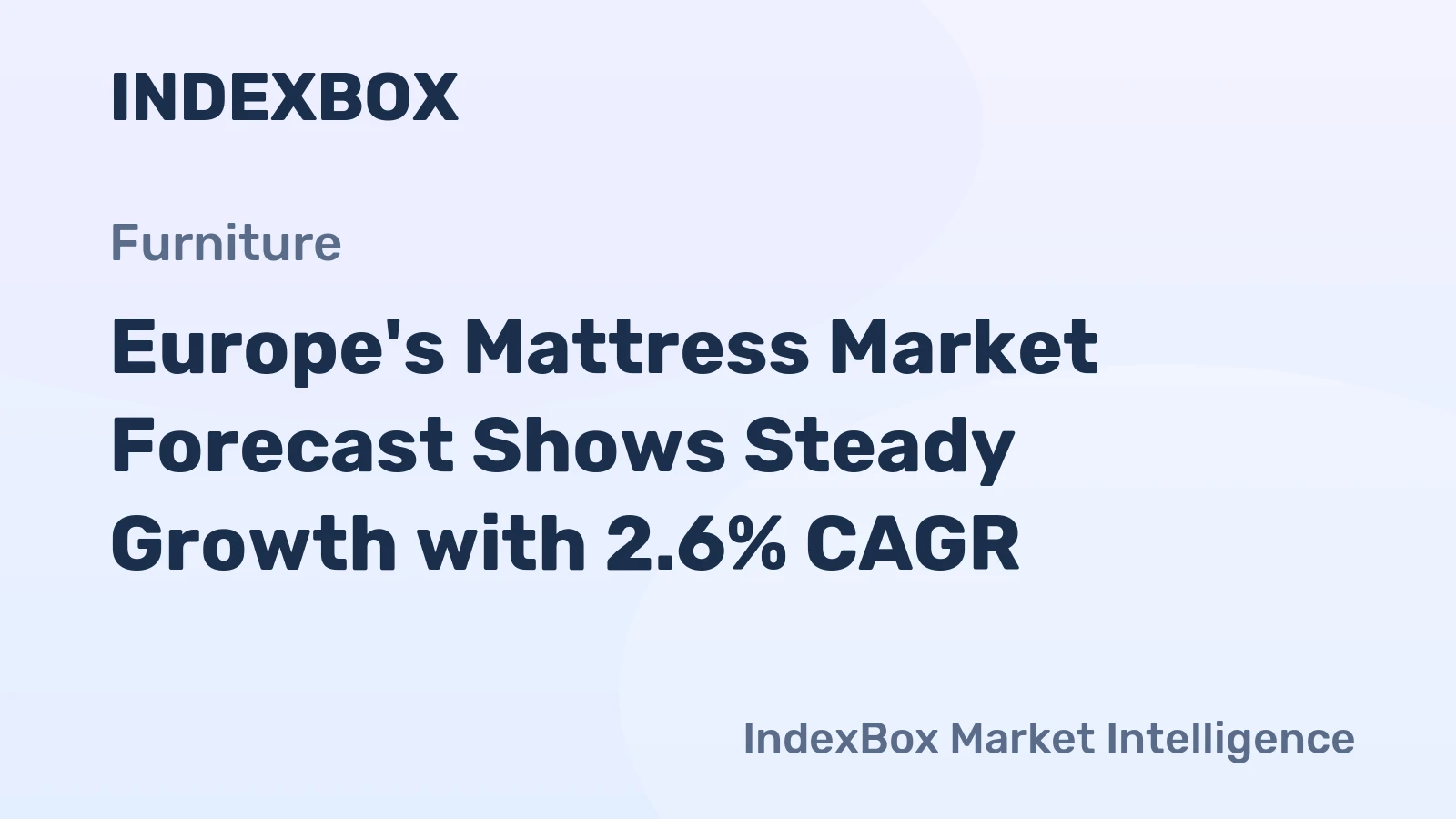 Europe's Mattress Market Forecast Shows Steady Growth with 2.6% CAGR