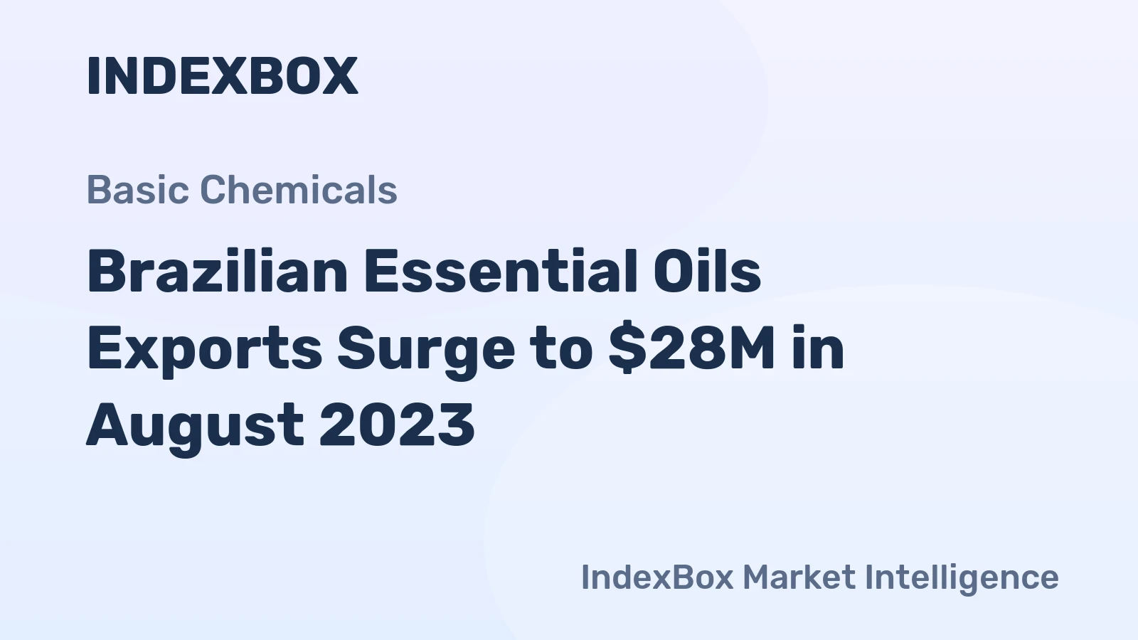 Brazilian Essential Oils Exports Surge to $28M in August 2023