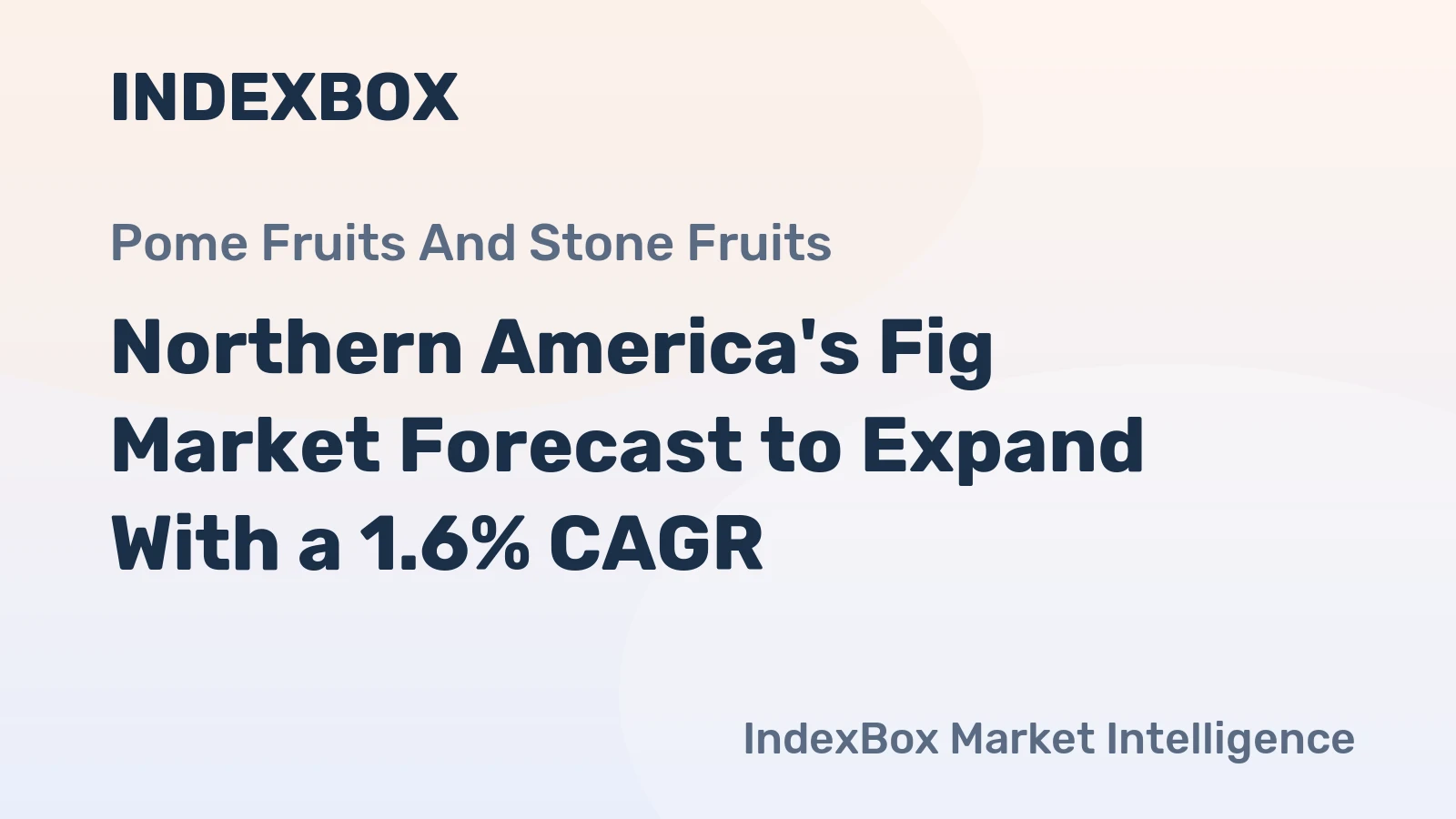 Northern America's Fig Market Forecast to Expand With a 1.6% CAGR