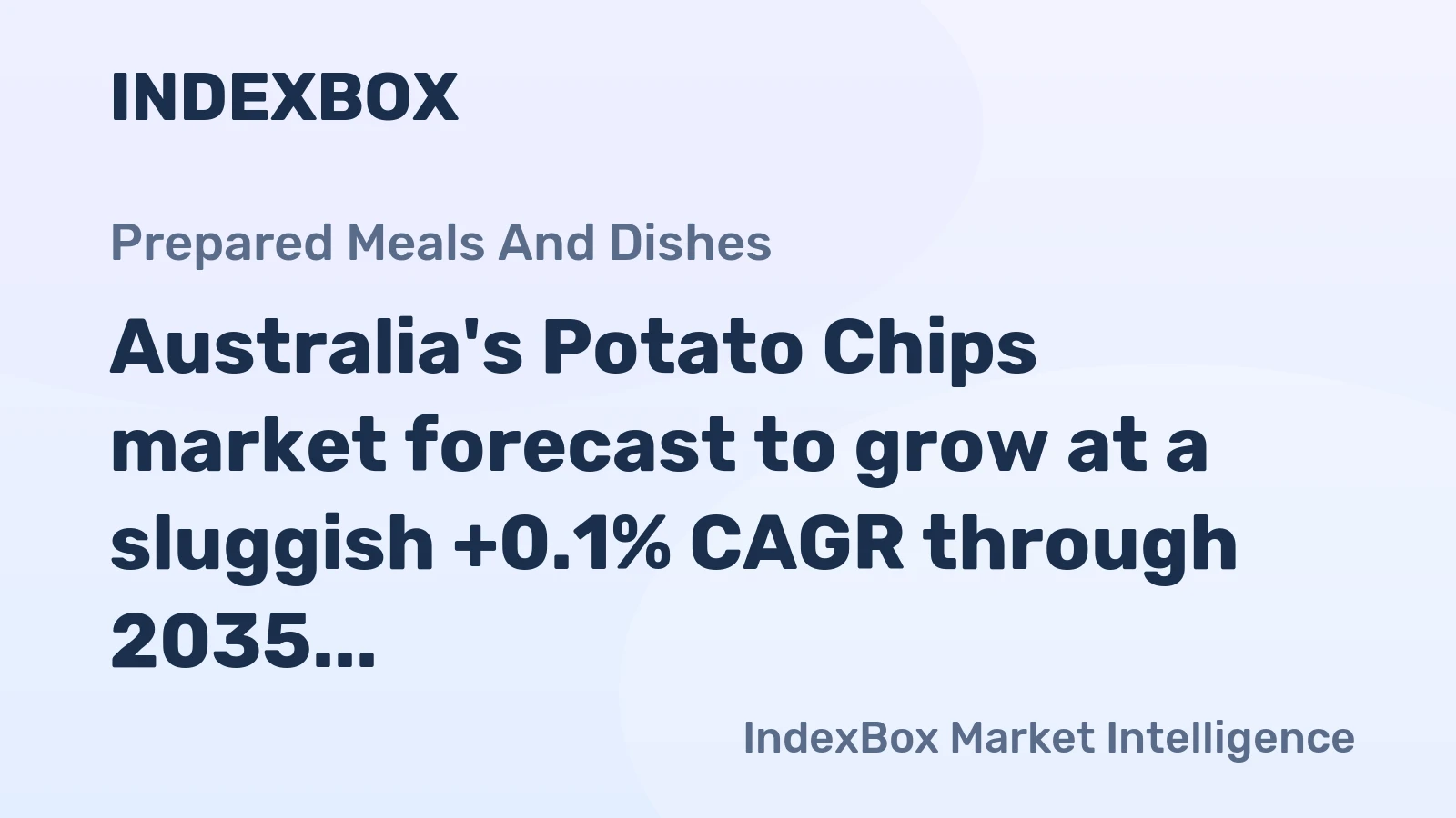 Australia's Potato Chips market forecast to grow at a sluggish +0.1% CAGR through 2035, reaching 149K tons.