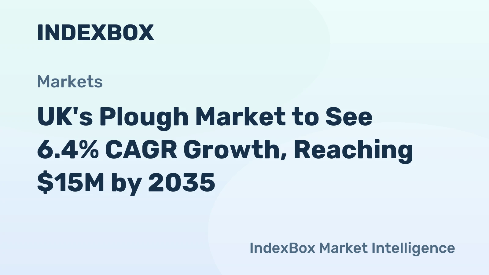 UK's Plough Market to See 6.4% CAGR Growth, Reaching $15M by 2035