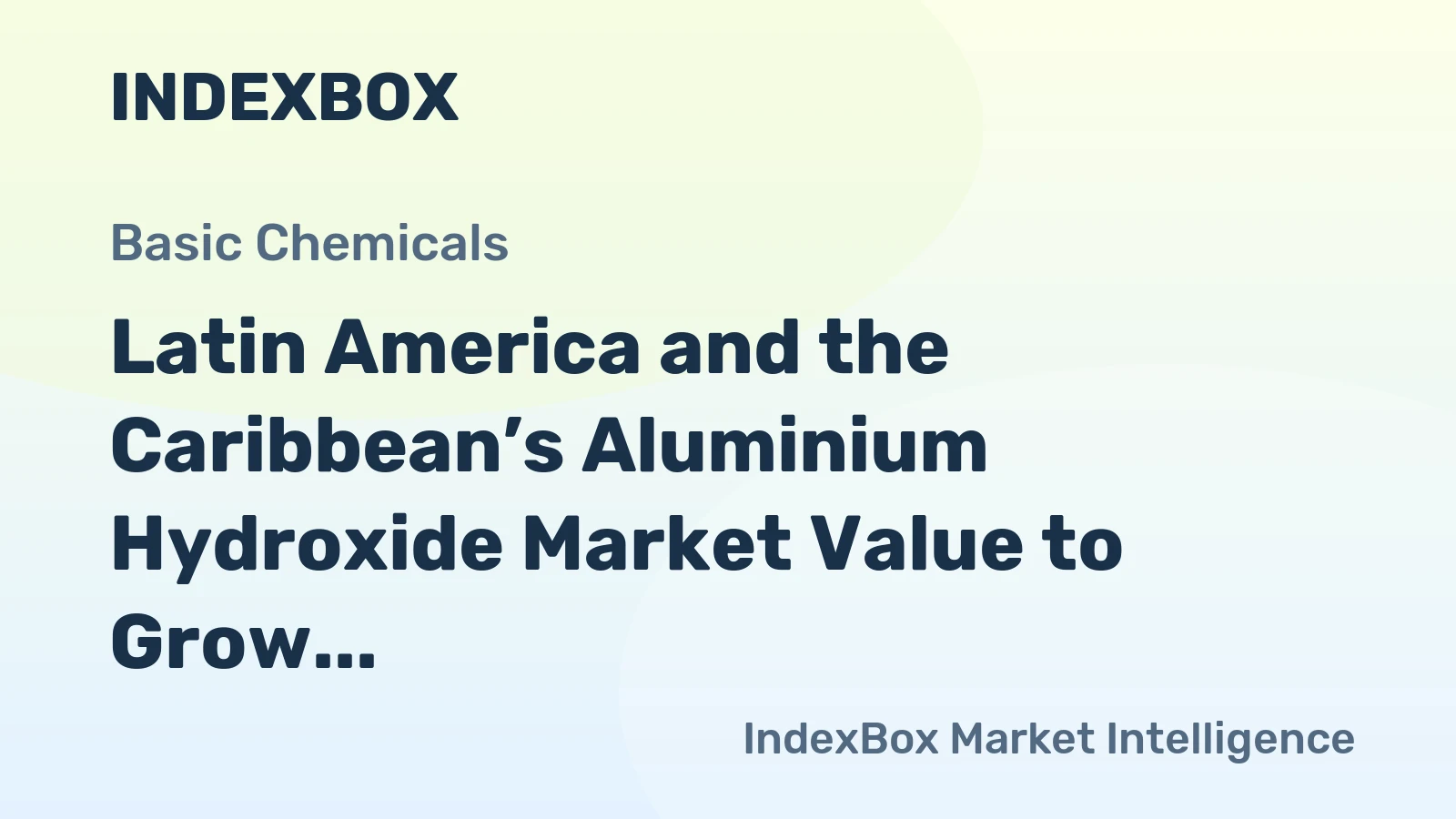 Latin America and the Caribbean’s Aluminium Hydroxide Market Value to Grow With a CAGR of +2.0% Through 2035