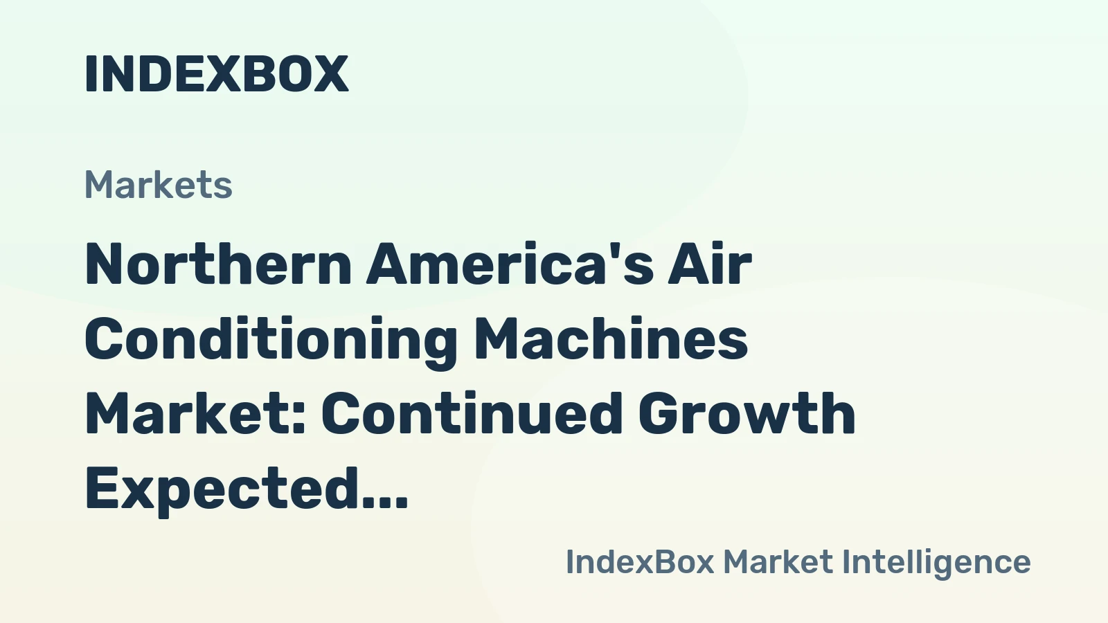 Northern America's Air Conditioning Machines Market: Continued Growth Expected with Forecasted Market Volume of 2.1M Units and Market Value of $5.1B by 2035