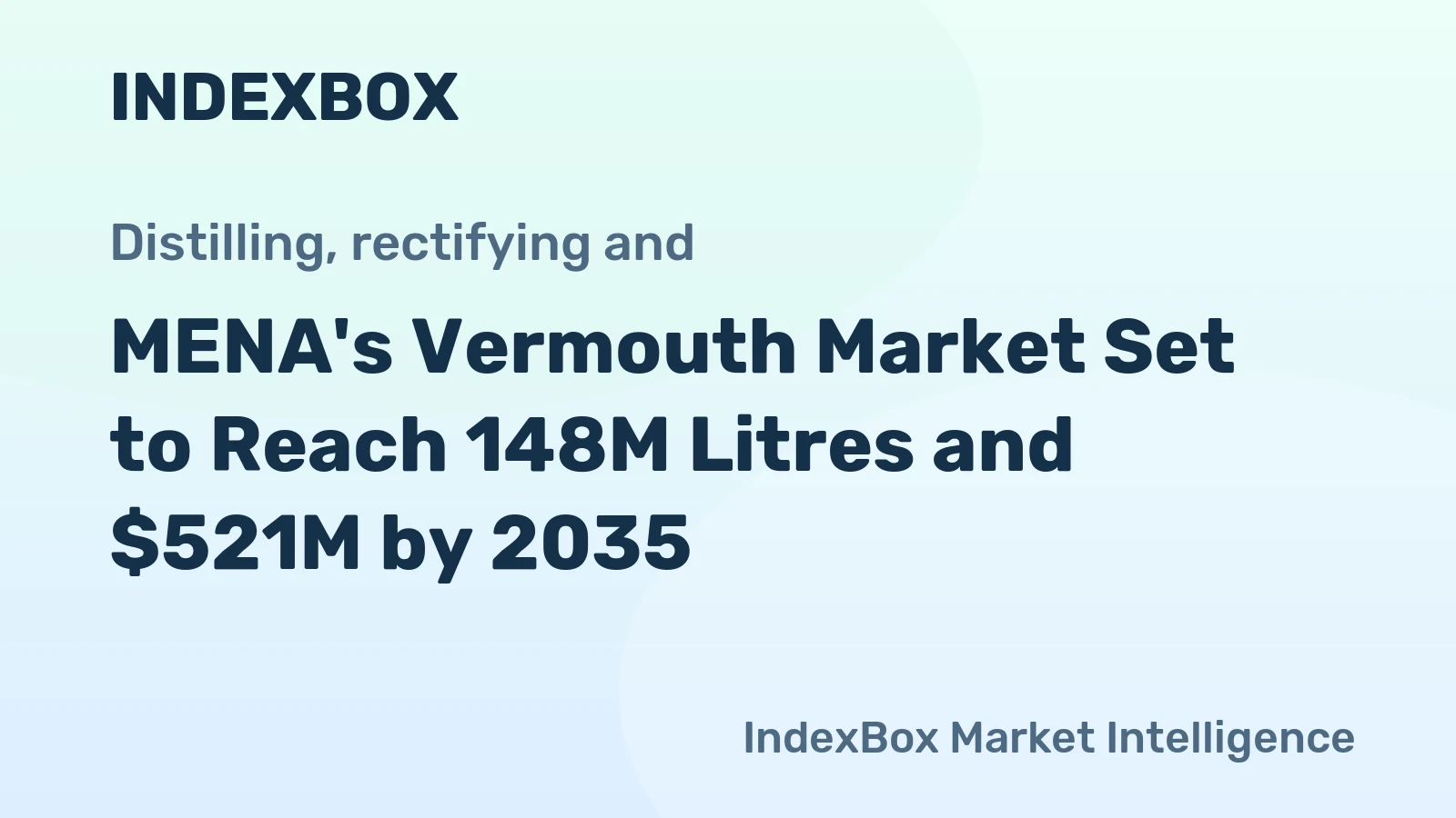 MENA's Vermouth Market Set to Reach 148M Litres and $521M by 2035