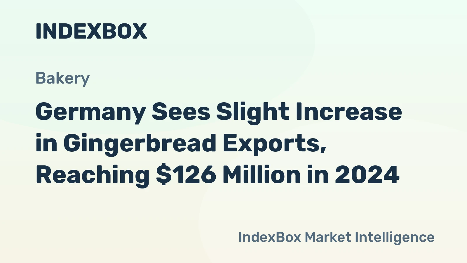 Germany Sees Slight Increase in Gingerbread Exports, Reaching $126 Million in 2024