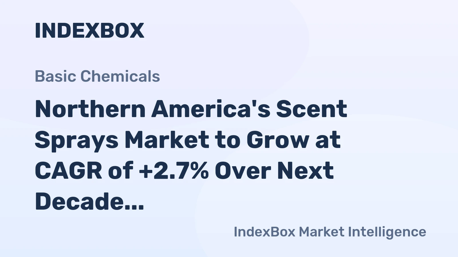 Northern America's Scent Sprays Market to Grow at CAGR of +2.7% Over Next Decade