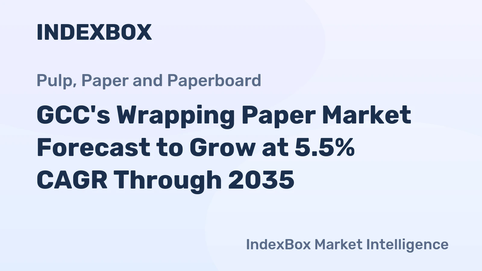 GCC's Wrapping Paper Market Forecast to Grow at 5.5% CAGR Through 2035