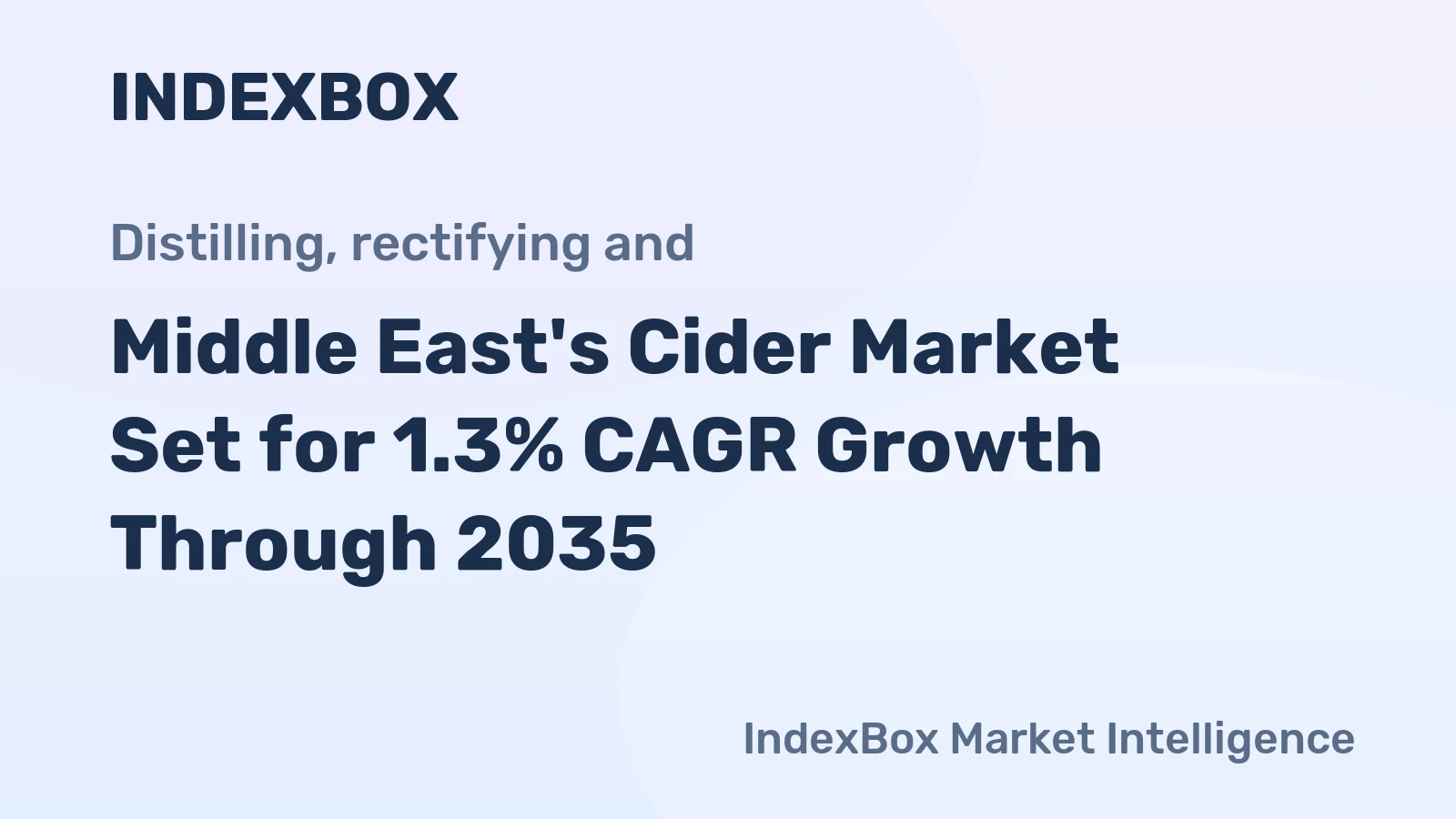 Middle East's Cider Market Set for 1.3% CAGR Growth Through 2035
