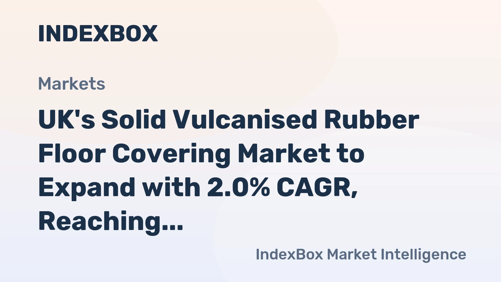 UK's Solid Vulcanised Rubber Floor Covering Market to Expand with 2.0% CAGR, Reaching $147M by 2035