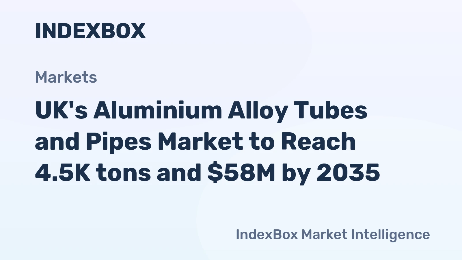 UK's Aluminium Alloy Tubes and Pipes Market to Reach 4.5K tons and $58M by 2035