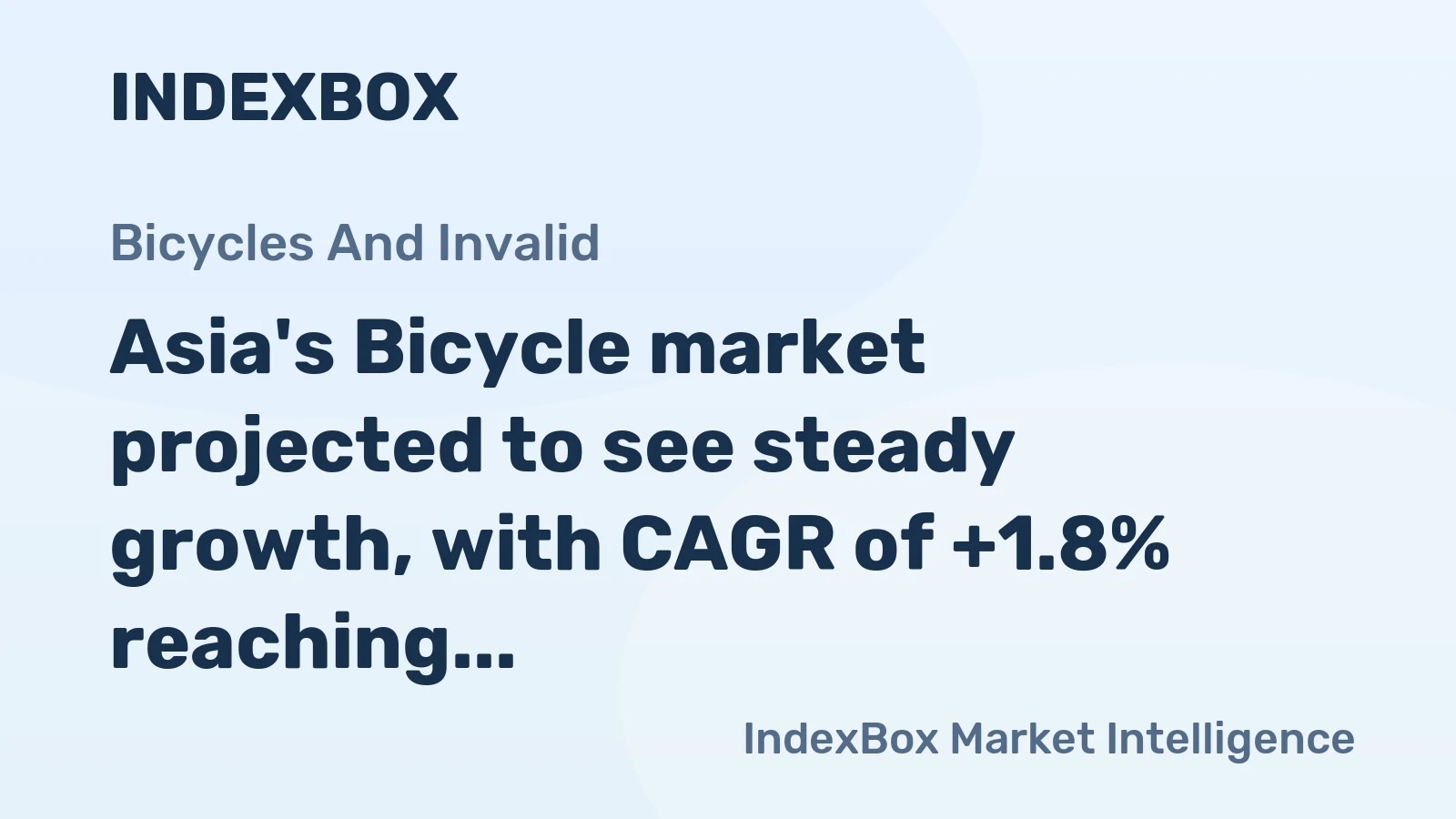Asia's Bicycle market projected to see steady growth, with CAGR of +1.8% reaching $7.9B by 2035