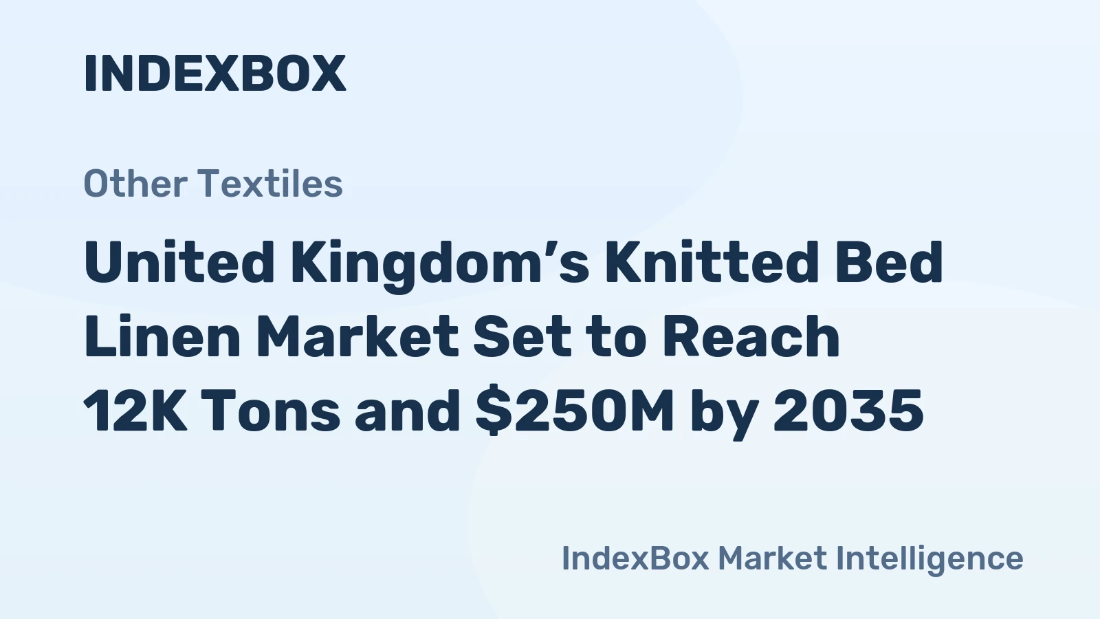 United Kingdom’s Knitted Bed Linen Market Set to Reach 12K Tons and $250M by 2035