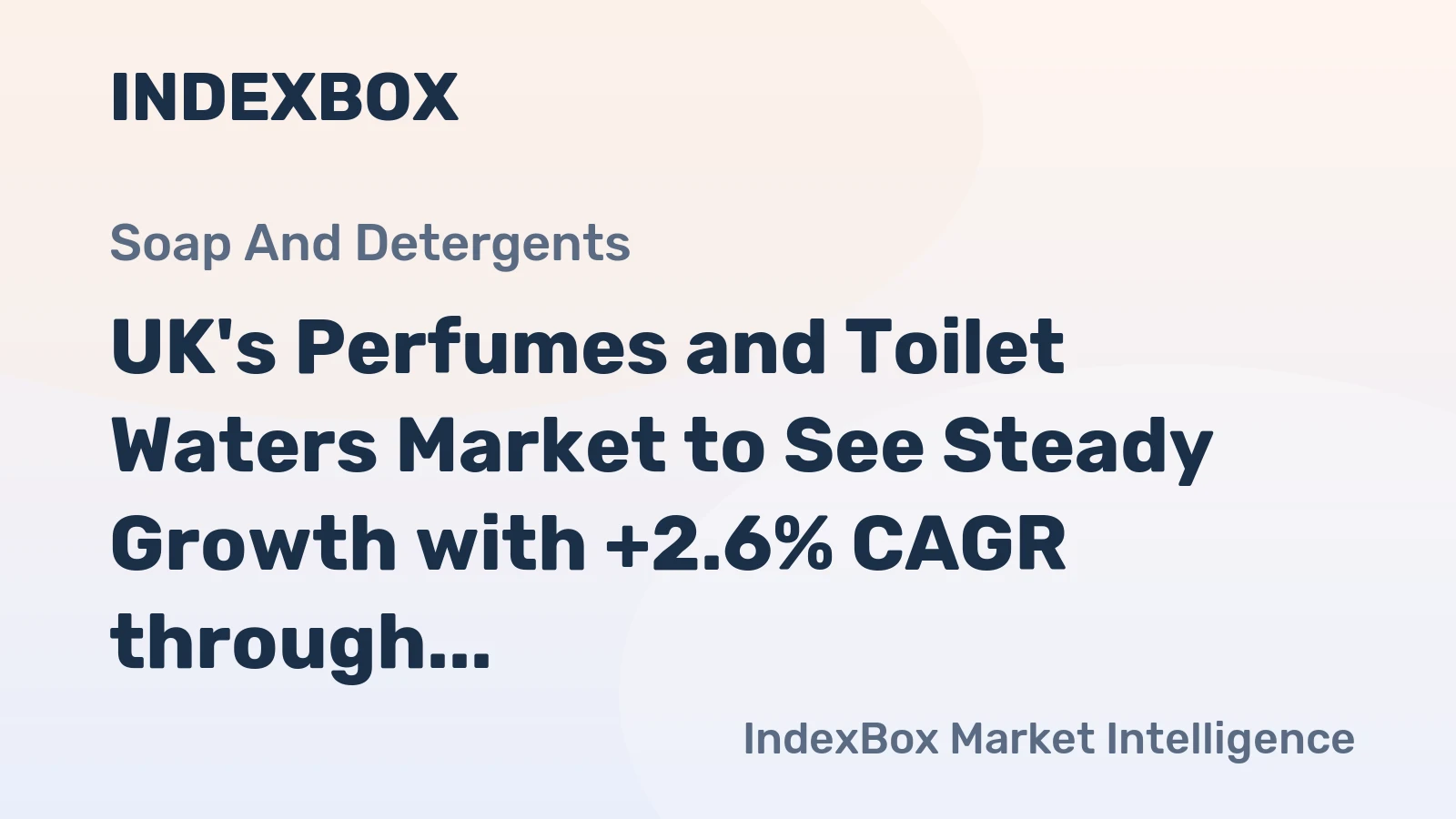 UK's Perfumes and Toilet Waters Market to See Steady Growth with +2.6% CAGR through 2035