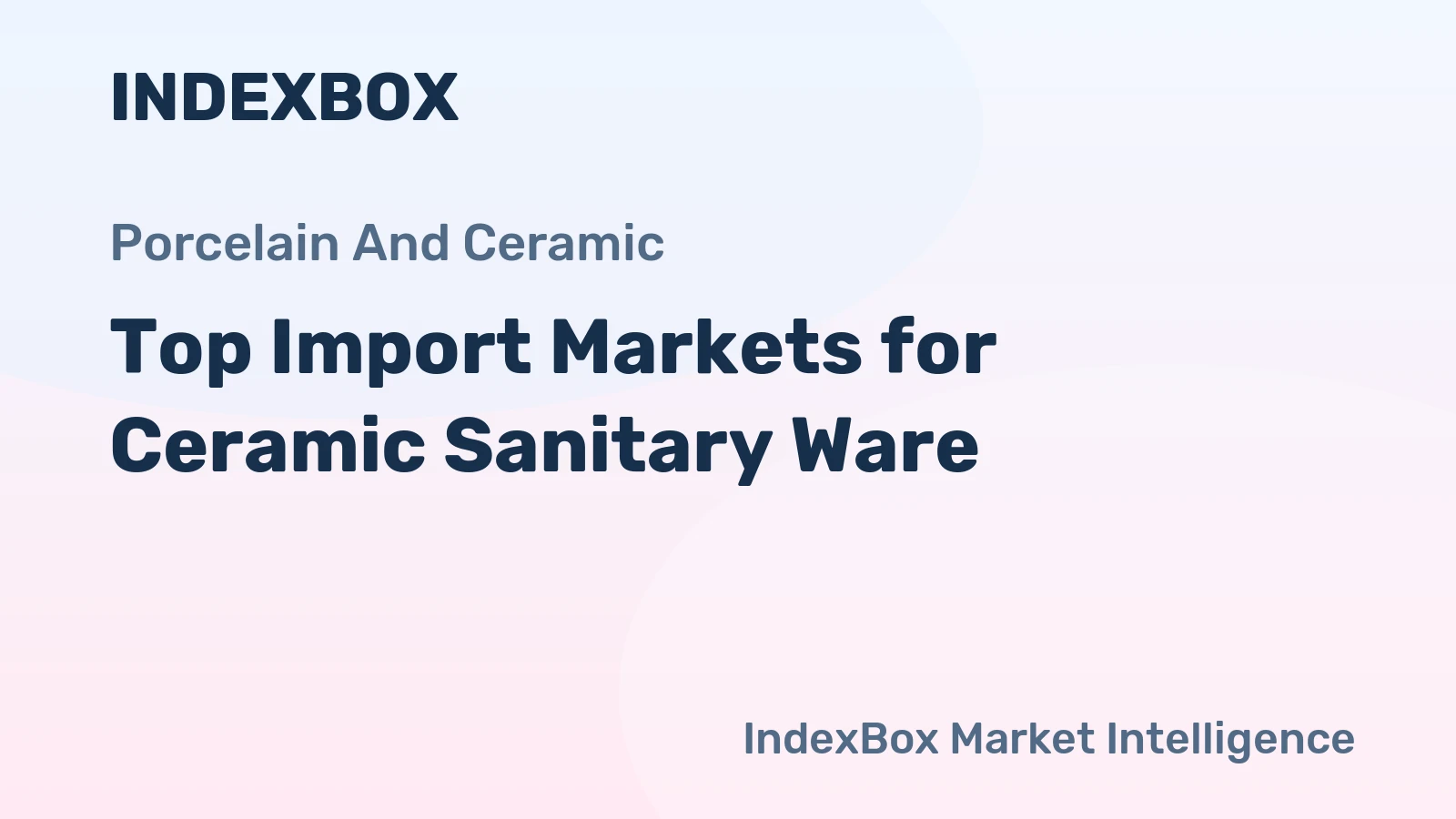 Top Import Markets for Ceramic Sanitary Ware