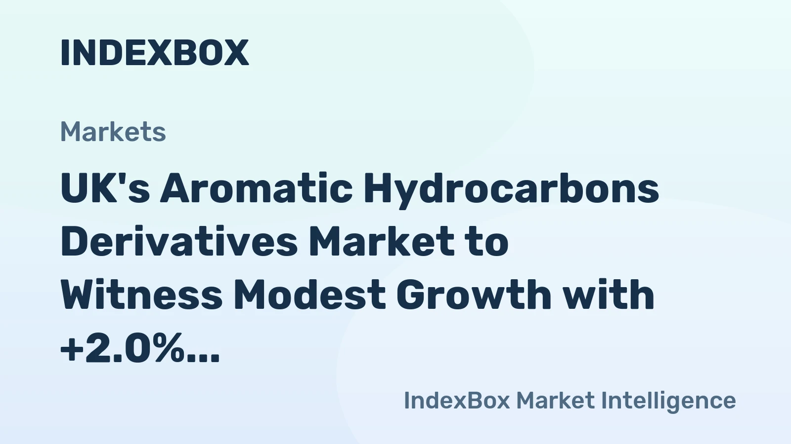 UK's Aromatic Hydrocarbons Derivatives Market to Witness Modest Growth with +2.0% CAGR