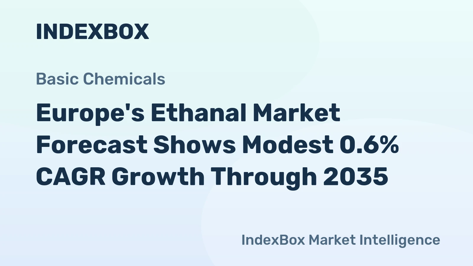 Europe's Ethanal Market Forecast Shows Modest 0.6% CAGR Growth Through 2035