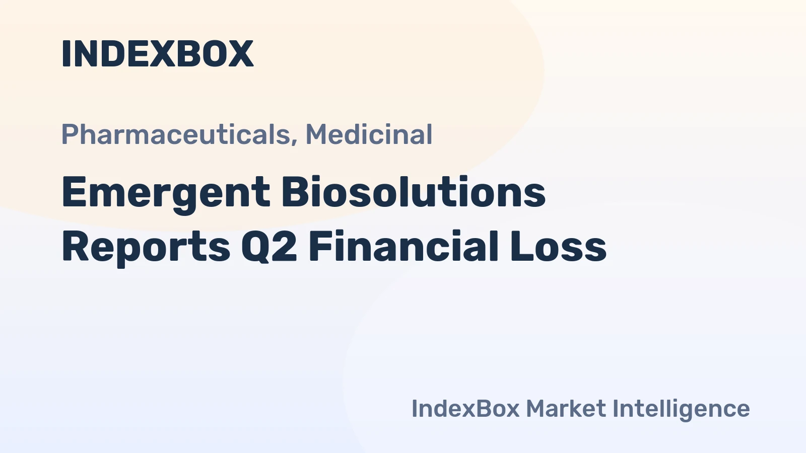 Emergent Biosolutions Reports Q2 Financial Loss
