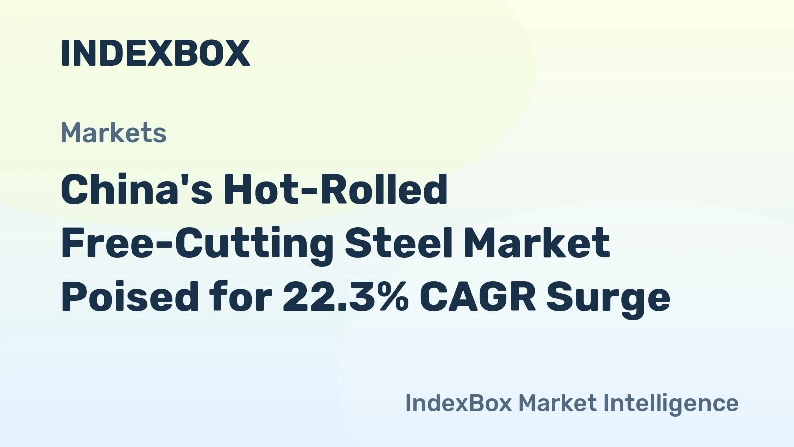 China's Hot-Rolled Free-Cutting Steel Market Poised for 22.3% CAGR Surge