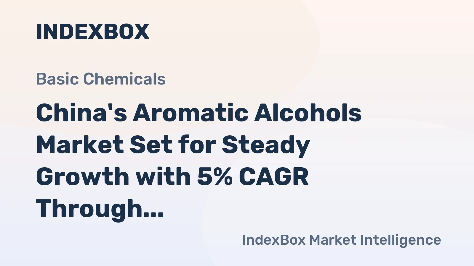 China's Aromatic Alcohols Market Set for Steady Growth with 5% CAGR Through 2035