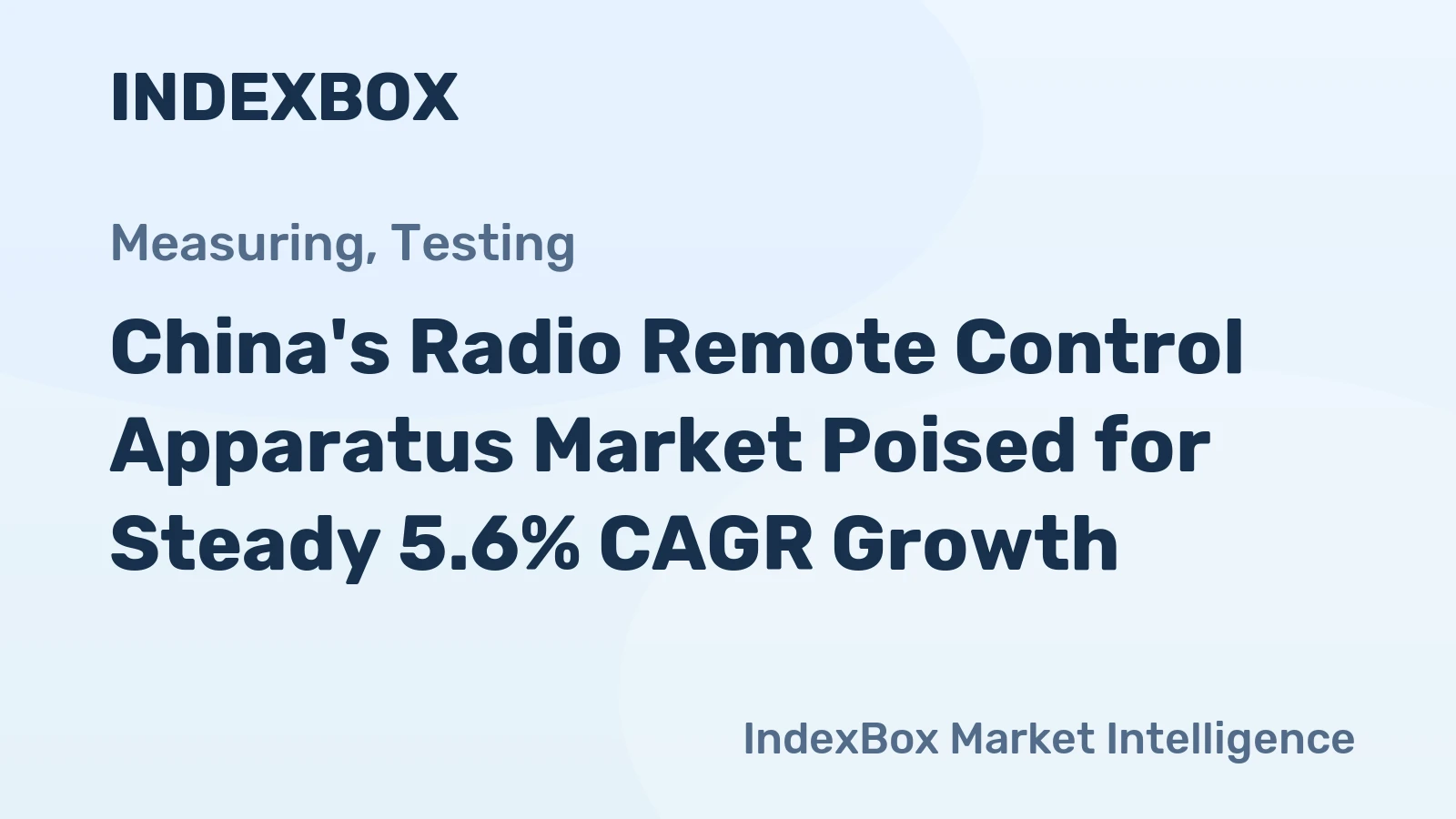 China's Radio Remote Control Apparatus Market Poised for Steady 5.6% CAGR Growth