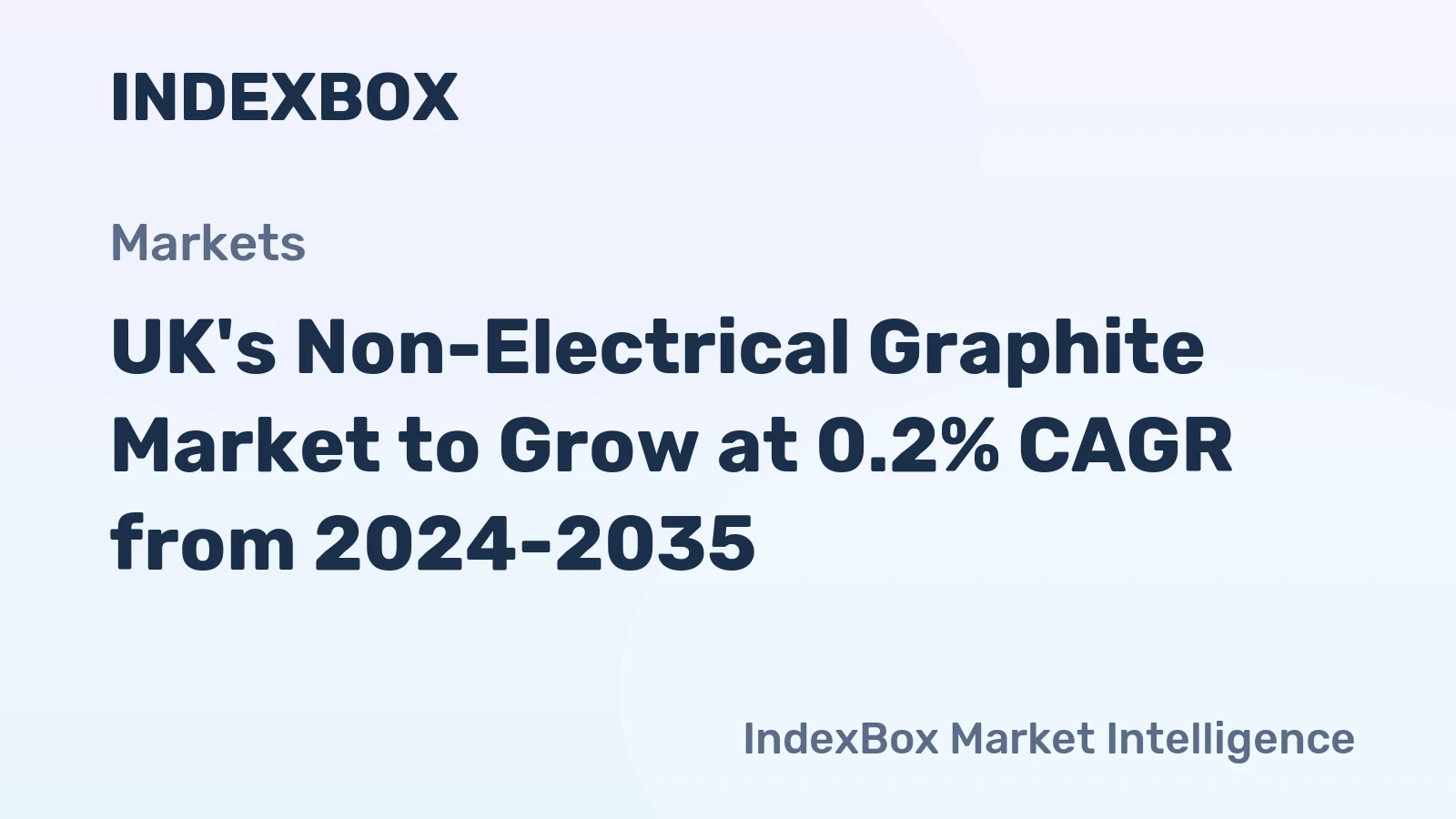 UK's Non-Electrical Graphite Market to Grow at 0.2% CAGR from 2024-2035