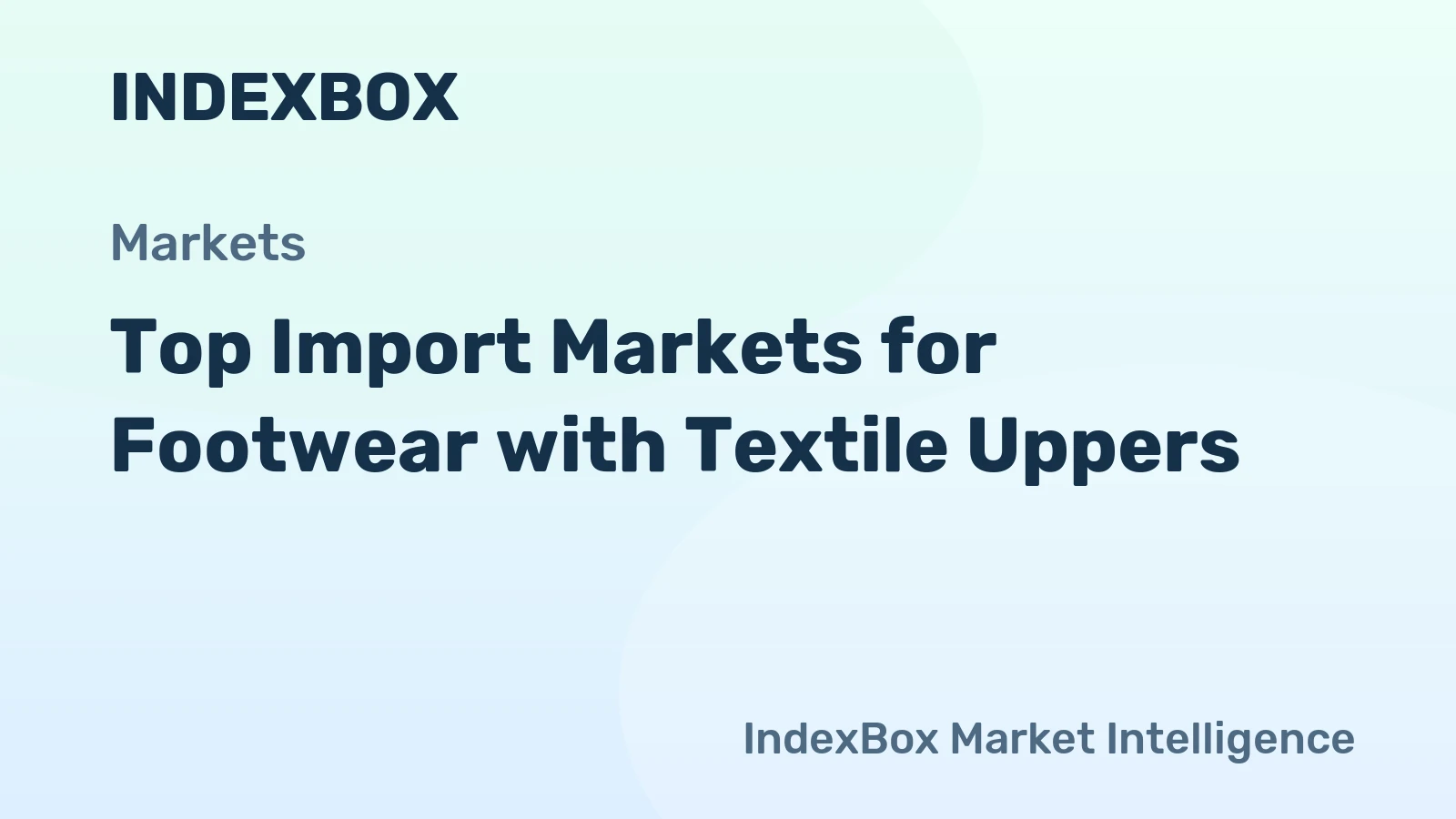 Top Import Markets for Footwear with Textile Uppers