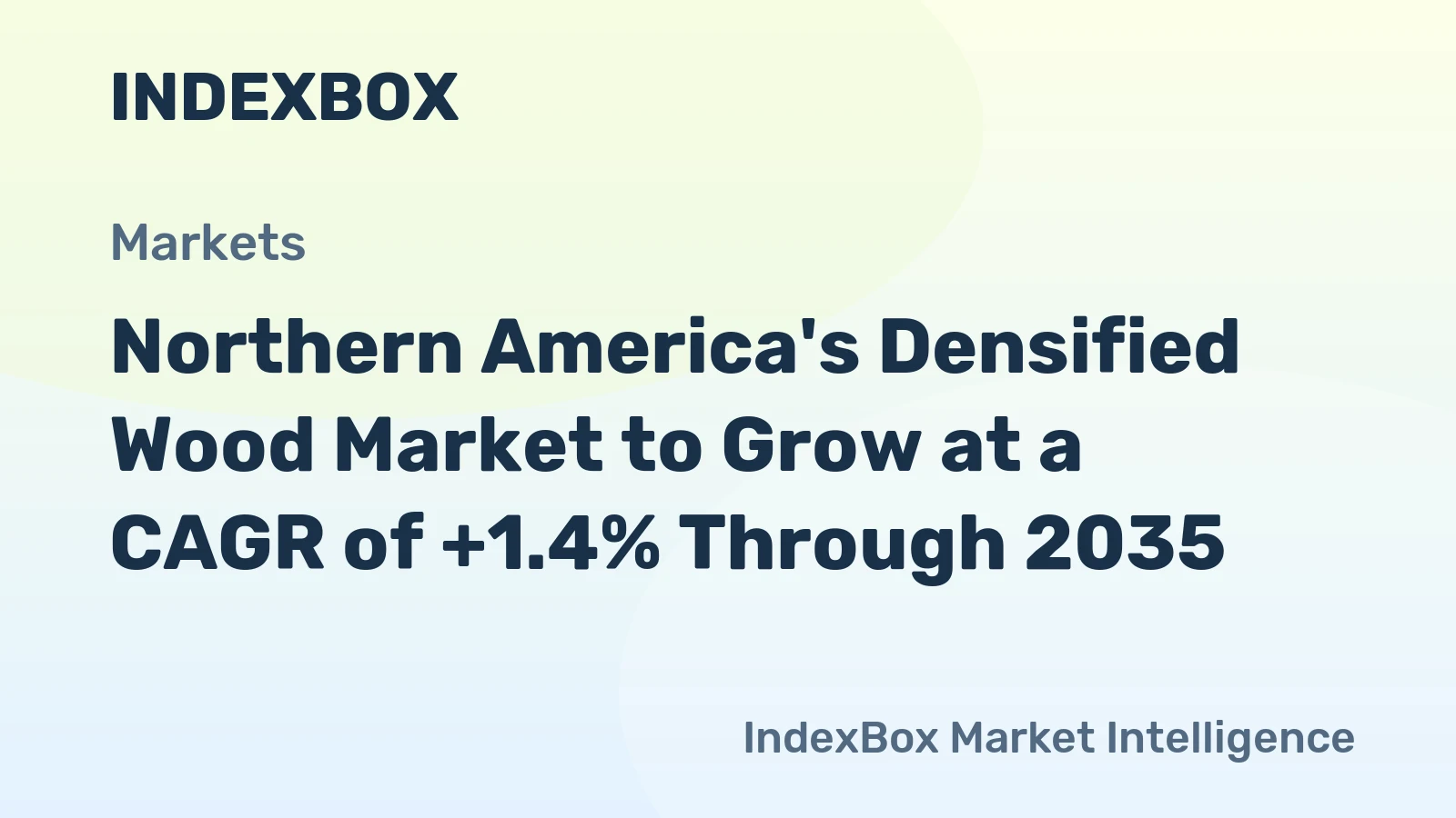 Northern America's Densified Wood Market to Grow at a CAGR of +1.4% Through 2035