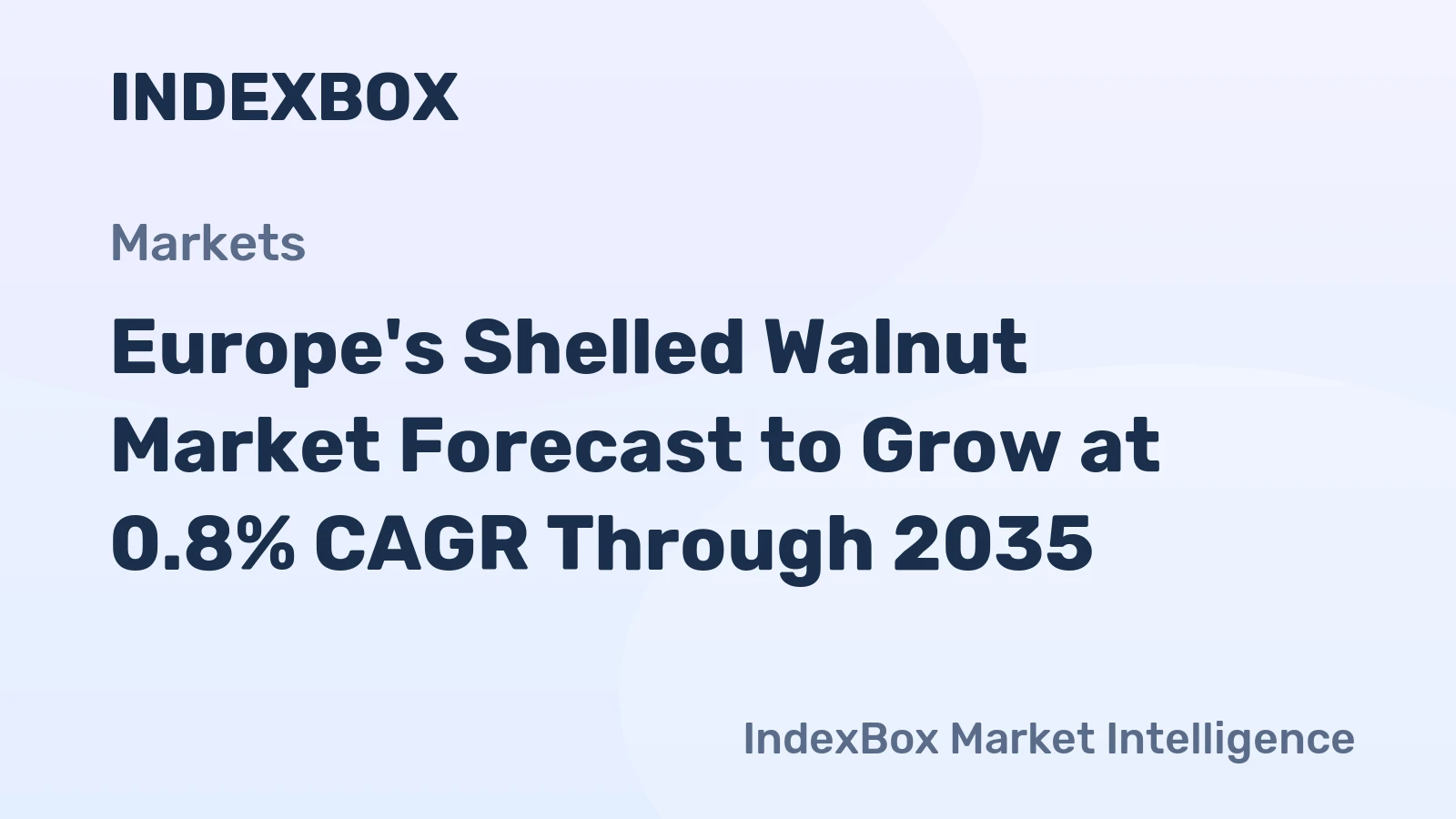 Europe's Shelled Walnut Market Forecast to Grow at 0.8% CAGR Through 2035
