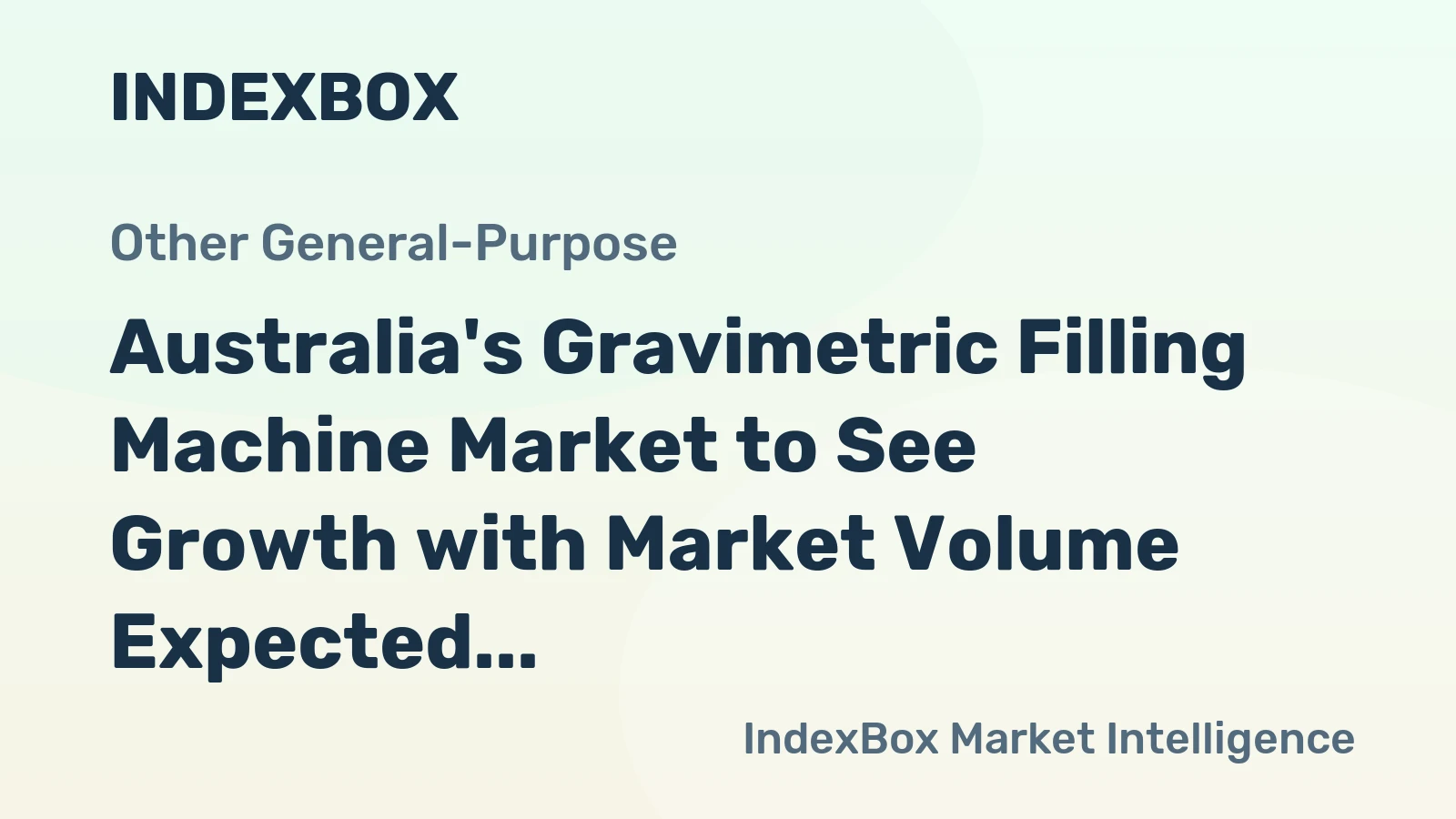 Australia's Gravimetric Filling Machine Market to See Growth with Market Volume Expected to Reach 1.1K Units by 2035