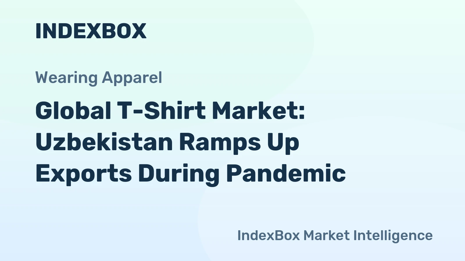 Global T-Shirt Market: Uzbekistan Ramps Up Exports During Pandemic