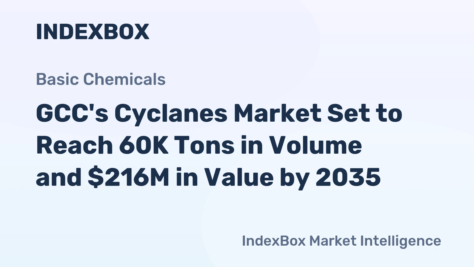 GCC's Cyclanes Market Set to Reach 60K Tons in Volume and $216M in Value by 2035