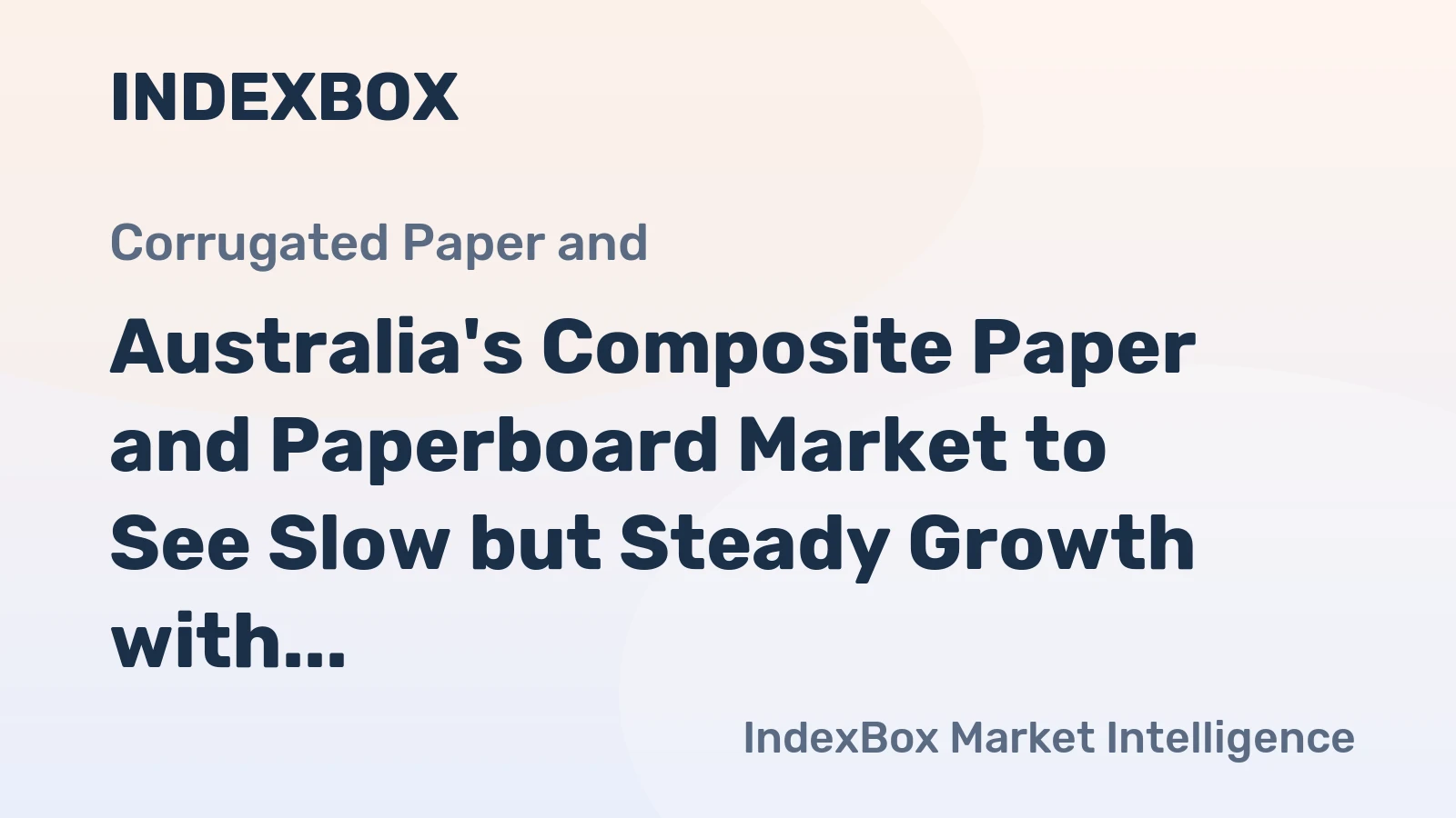 Australia's Composite Paper and Paperboard Market to See Slow but Steady Growth with 0.2% CAGR from 2024-2035