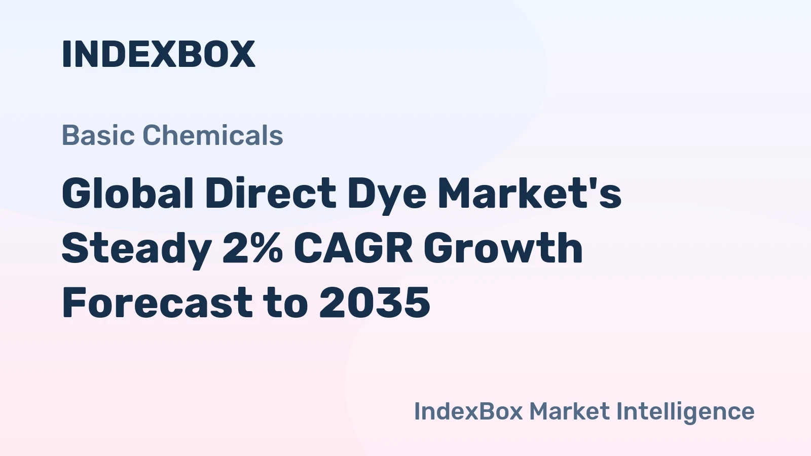 Global Direct Dye Market's Steady 2% CAGR Growth Forecast to 2035