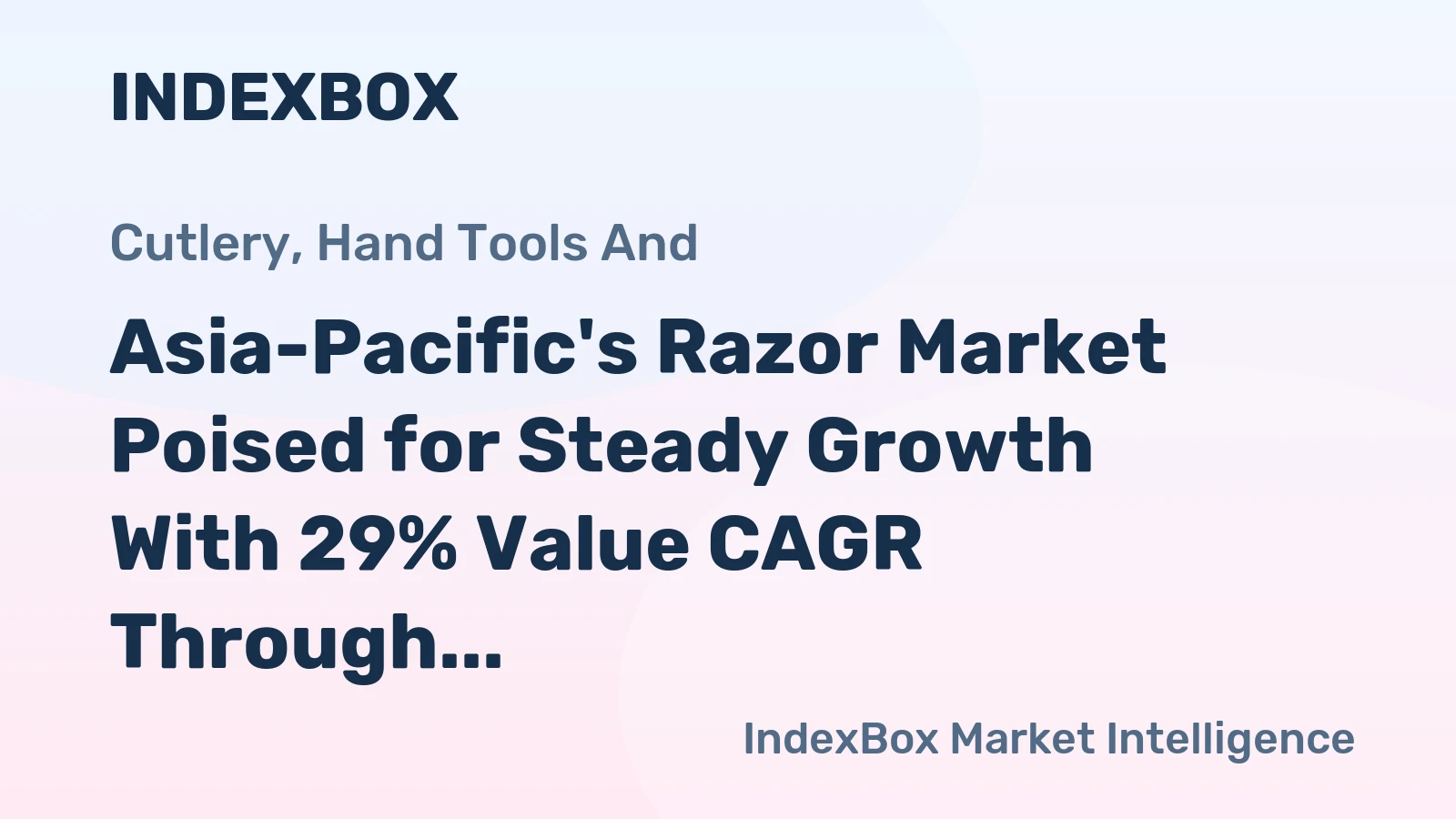 Asia-Pacific's Razor Market Poised for Steady Growth With 29% Value CAGR Through 2035
